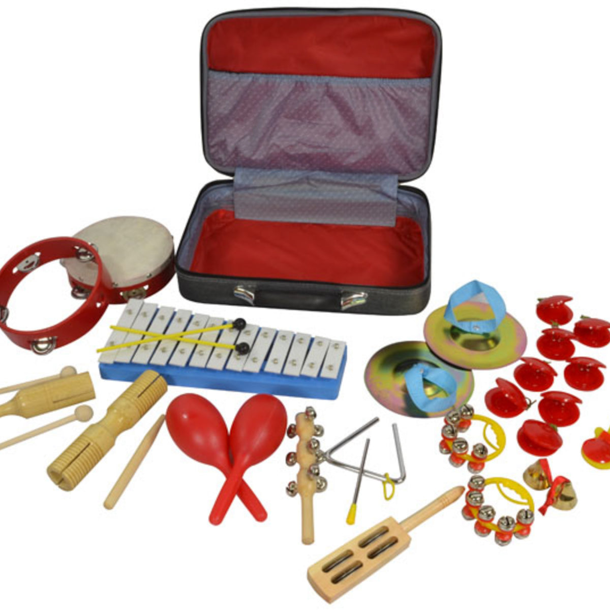 Multi Percussion Set 17 delar med låda | Kvalitet och mångsidighet ...