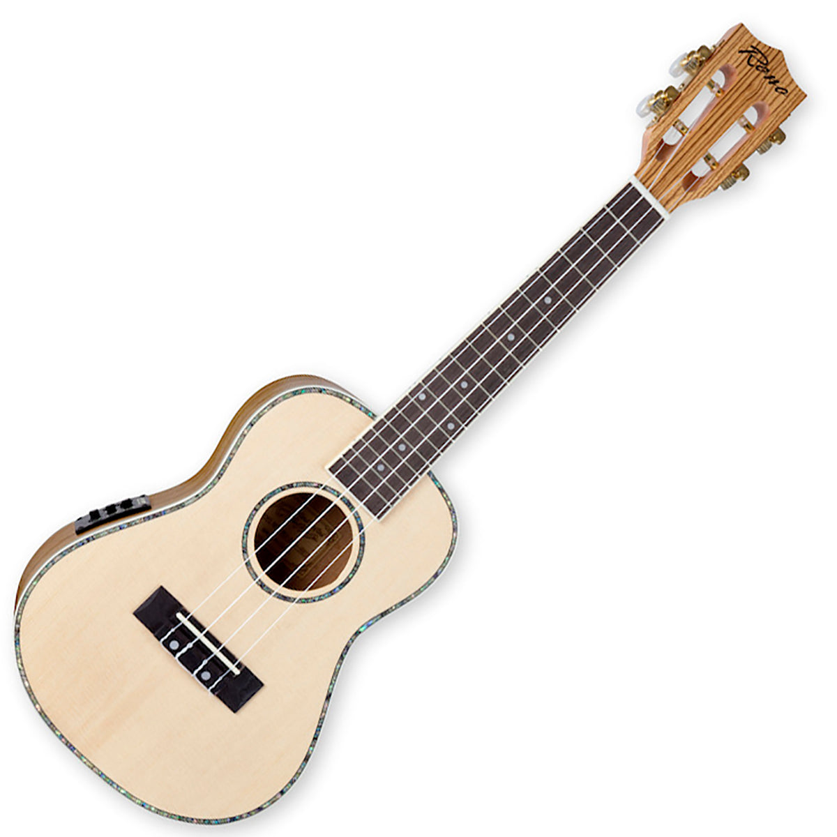 Reno RU320E Ukulele med Pickup & Tuner | Naturlig Finish – SoundStoreXL