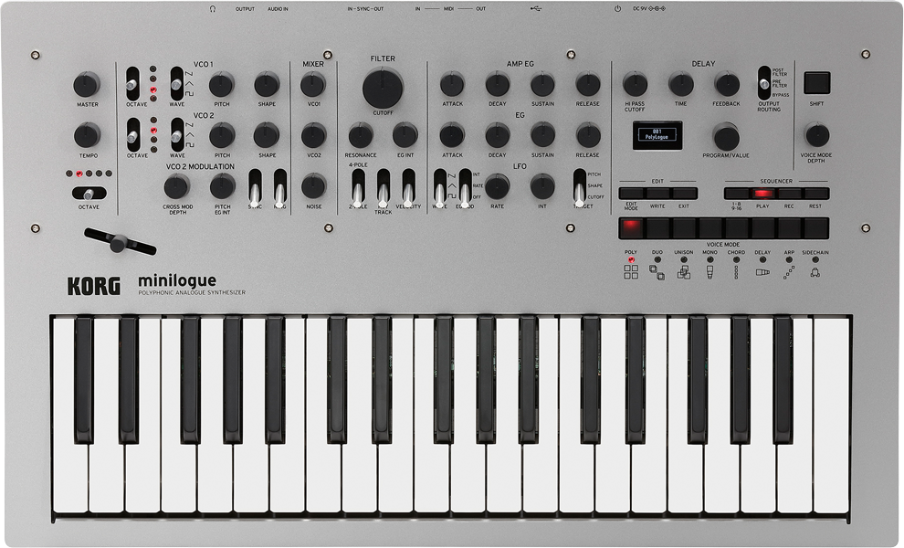 Korg Minilog Analog Synthesizer | Professionell Synth för Musikskapande ...